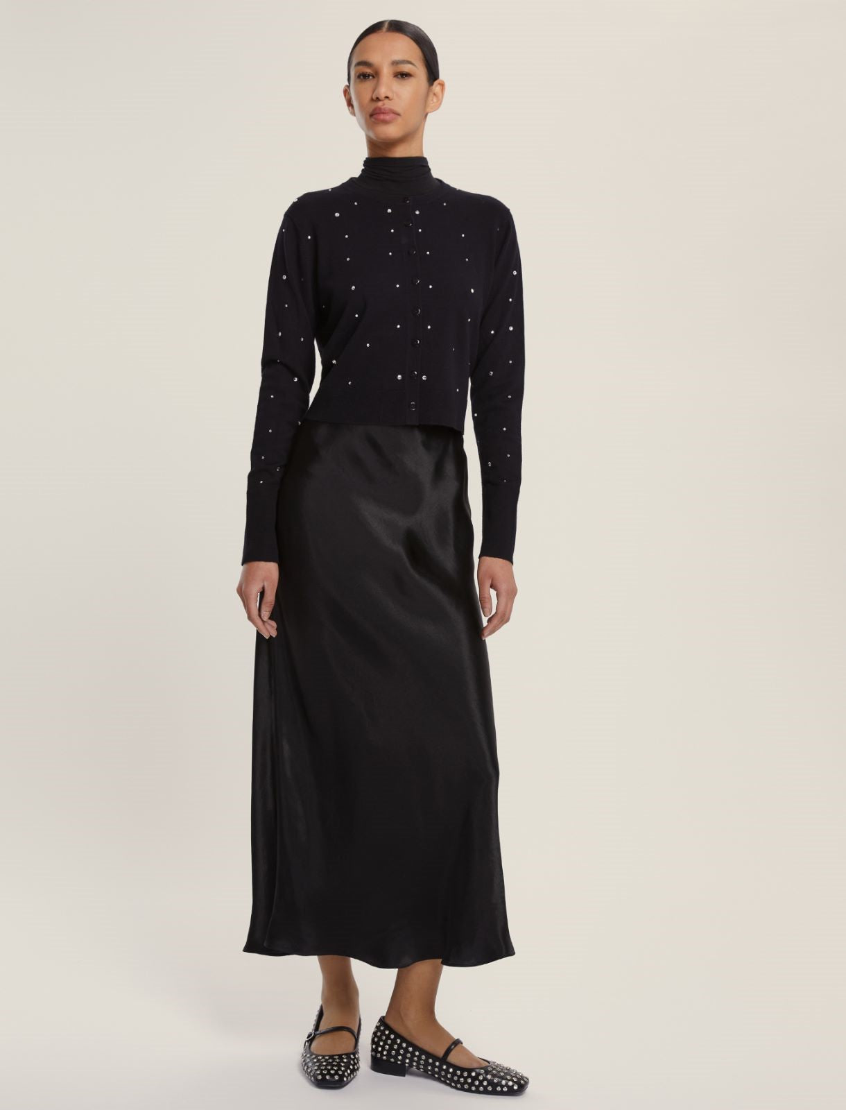 EMME Black Crystal Cardigan – Women’s Fashion by Katriona