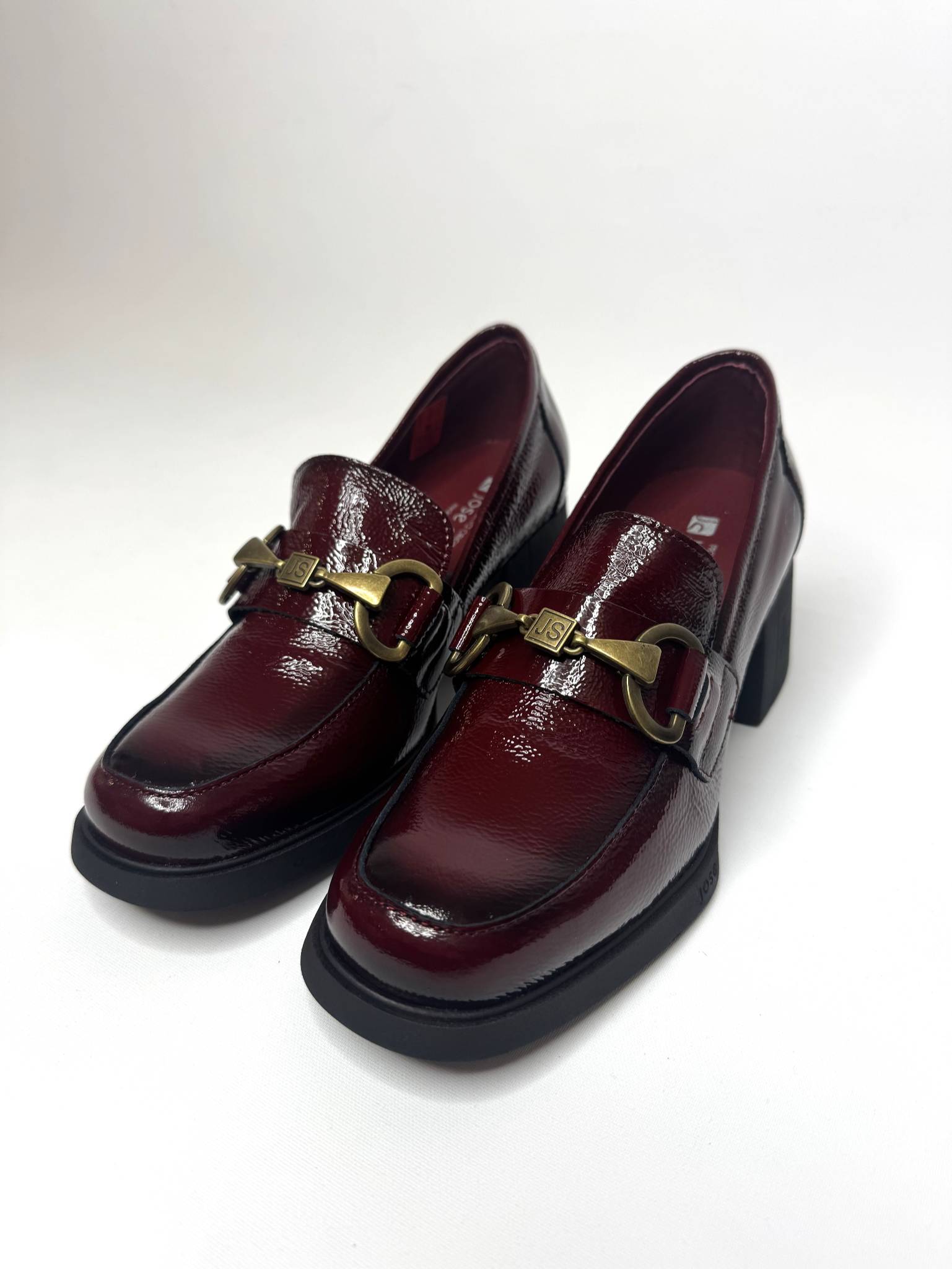JOSE SAENZ Burgundy Heel Shoe – Women’s Fashion by Katriona