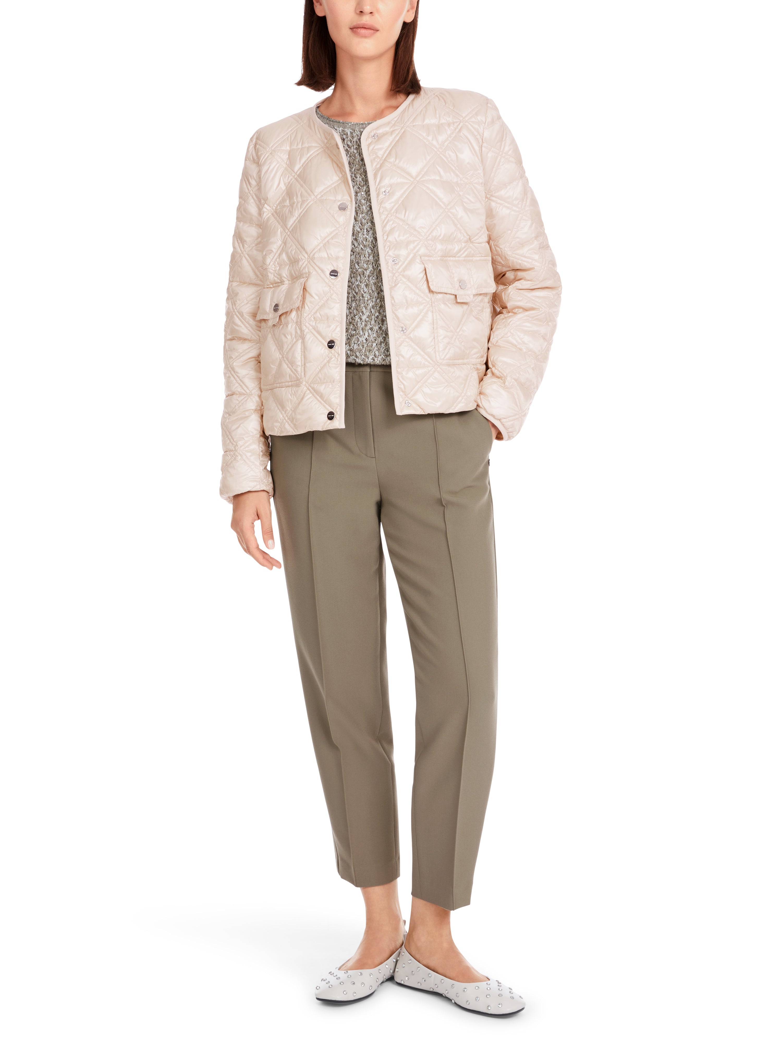 MARC CAIN Cream Outdoor Jacket – Women’s Fashion by Katriona